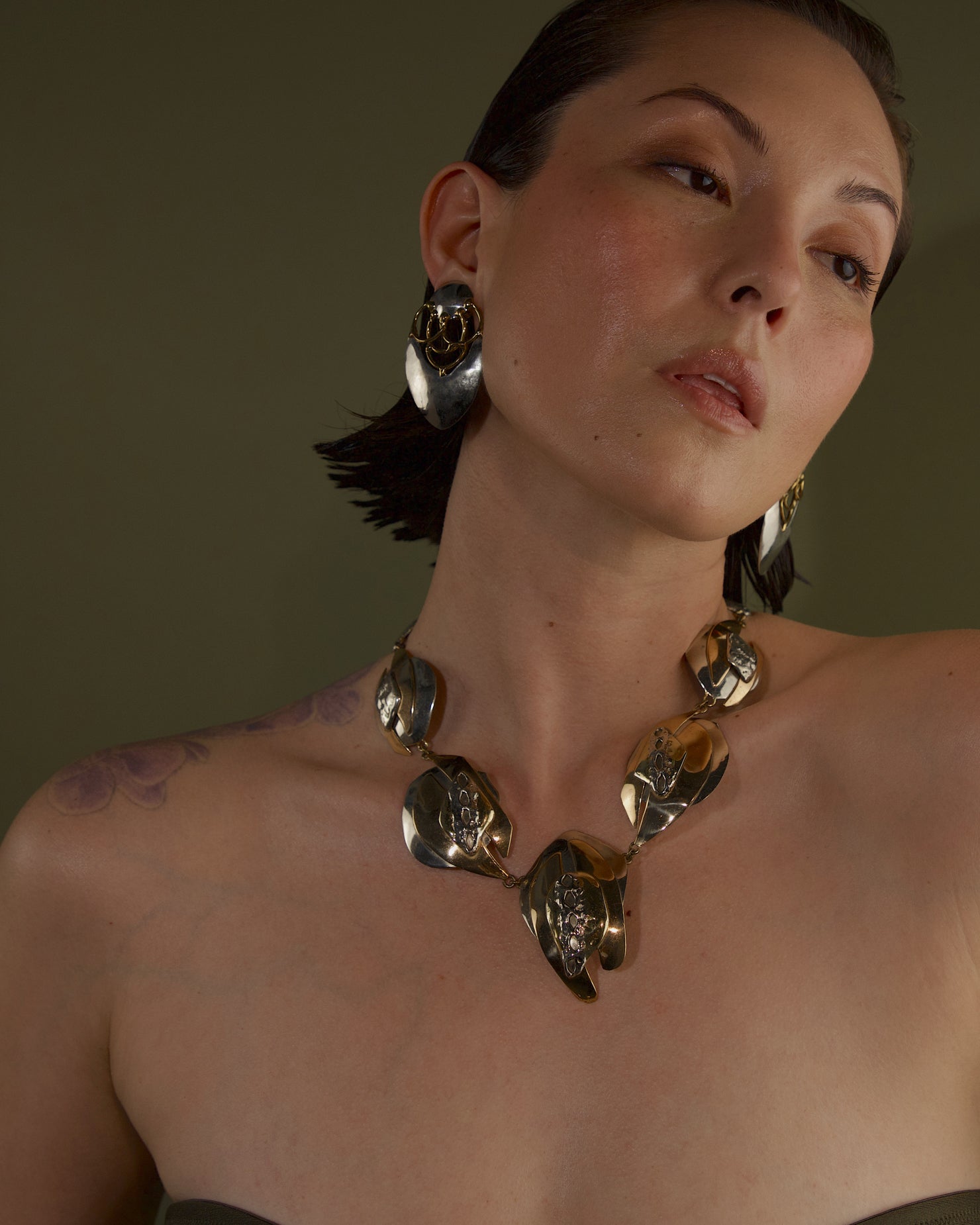 VINTAGE BRUTALIST TT STATEMENT NECKLACE – Julia Vaughn