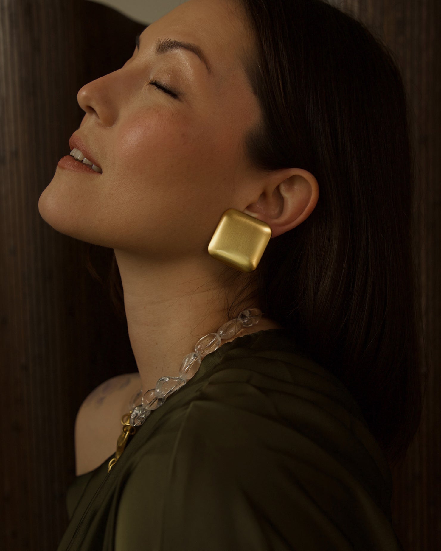 Vintage Matte Gold Square Buttons – Julia Vaughn