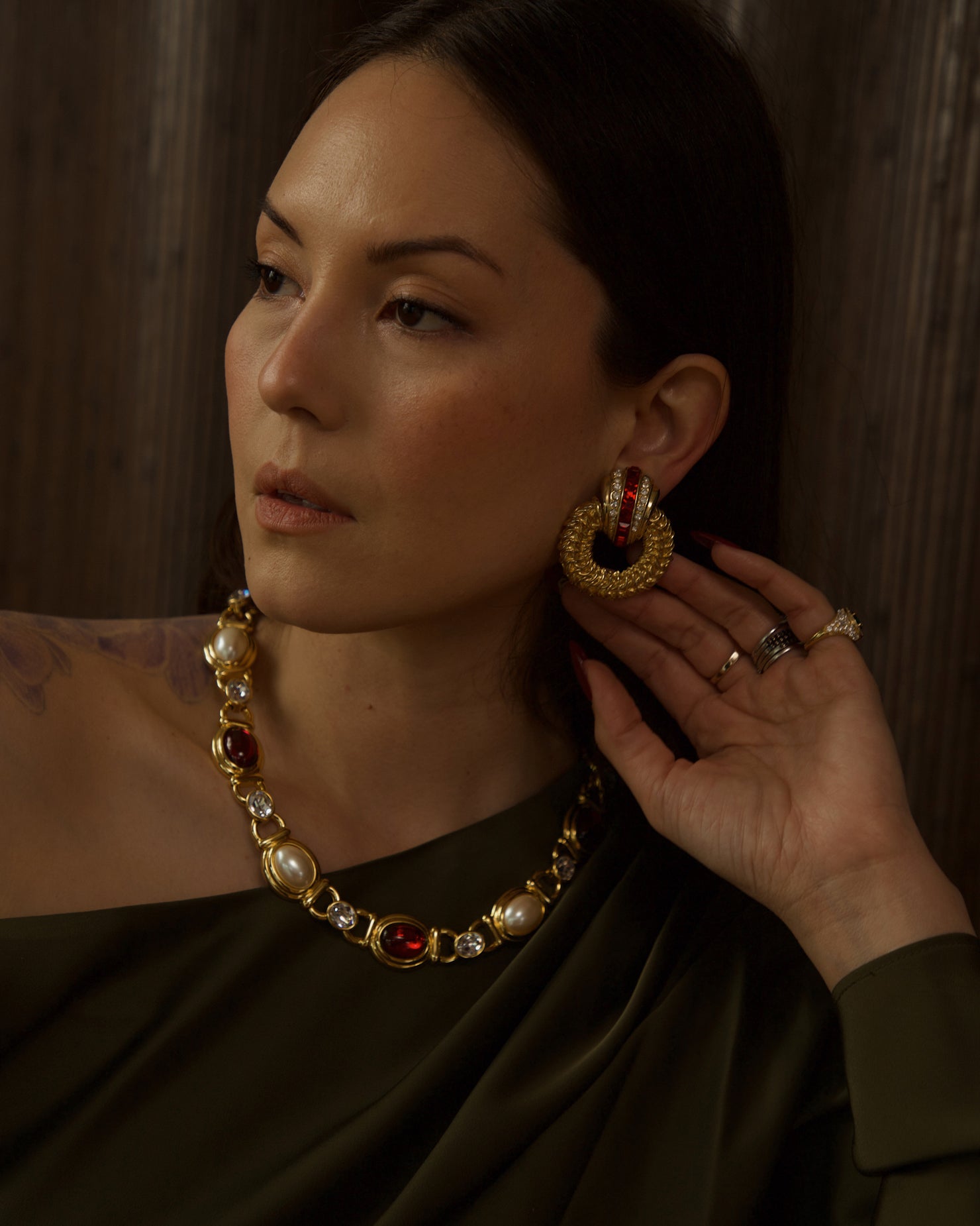 Vintage Ruby Scaled Door Knockers – Julia Vaughn