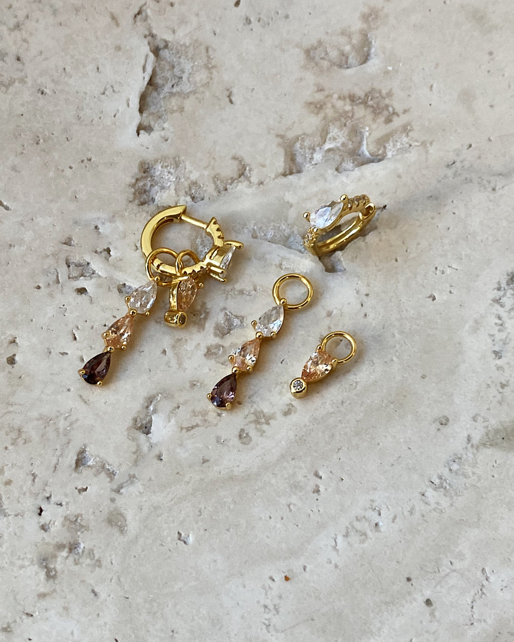 KATE Charmed Hoop Set – Julia Vaughn